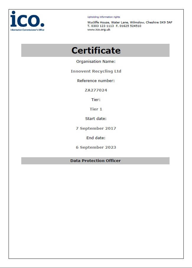 Accreditations and Certificates